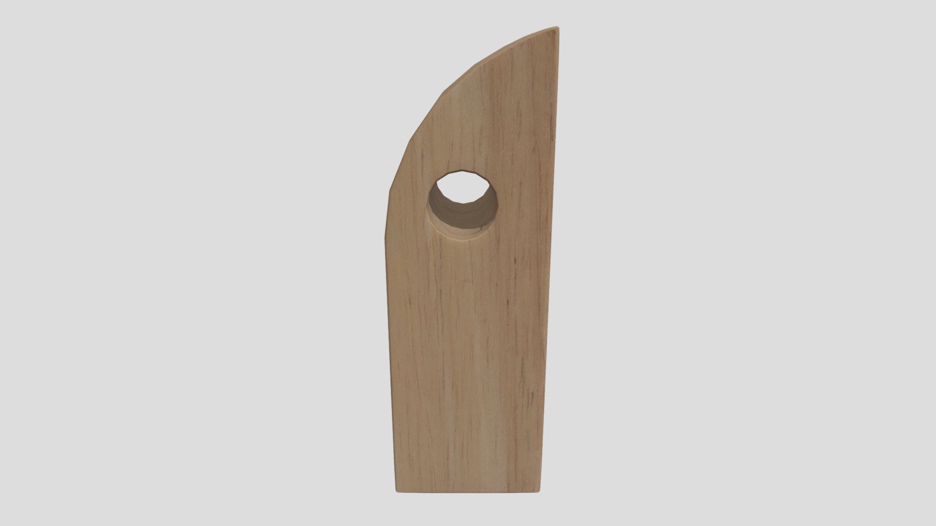 CGT 116 - A7 - Sloped Block with Hole - Download Free 3D model by ...