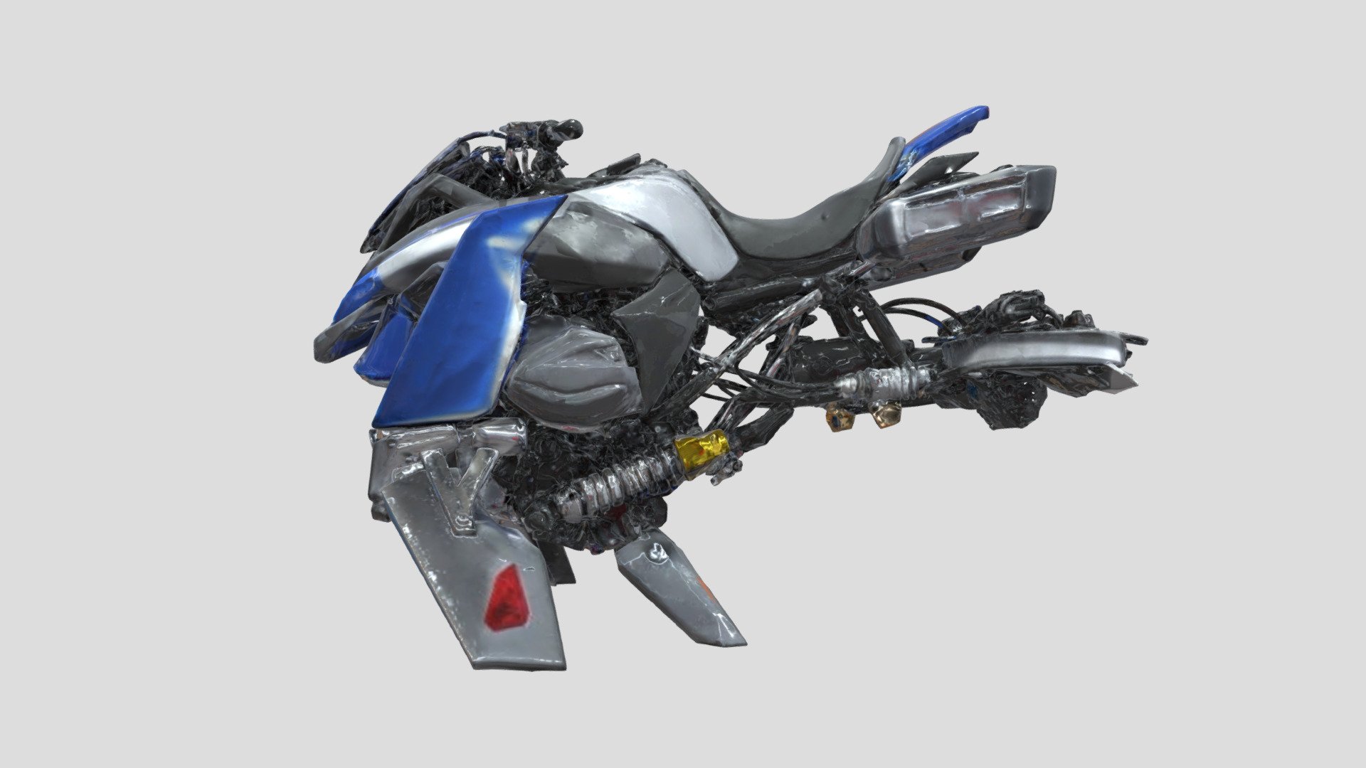 BMW Flying Motorcycle R1200GSA Hover Ride™ - Download Free 3D model by ...