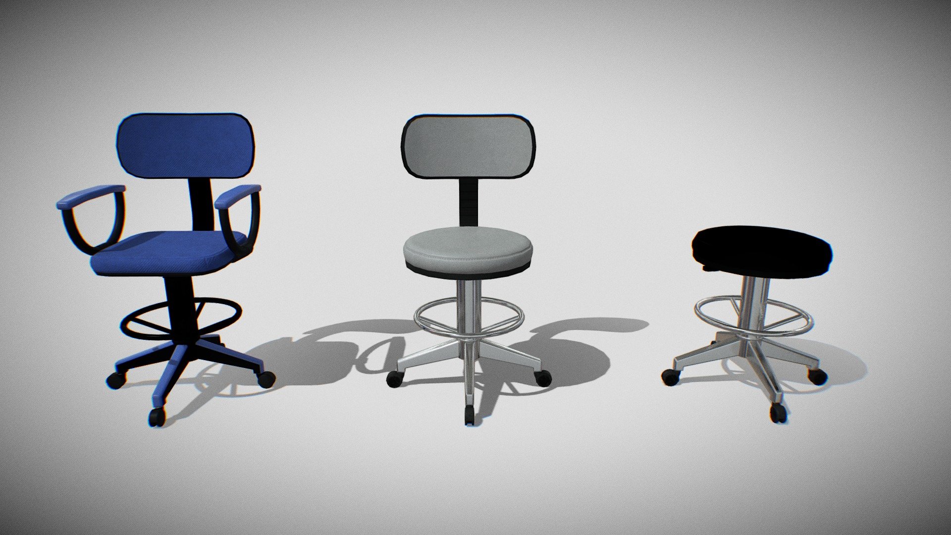 Computer chair - Buy Royalty Free 3D model by Evrika153 [62660a7 ...
