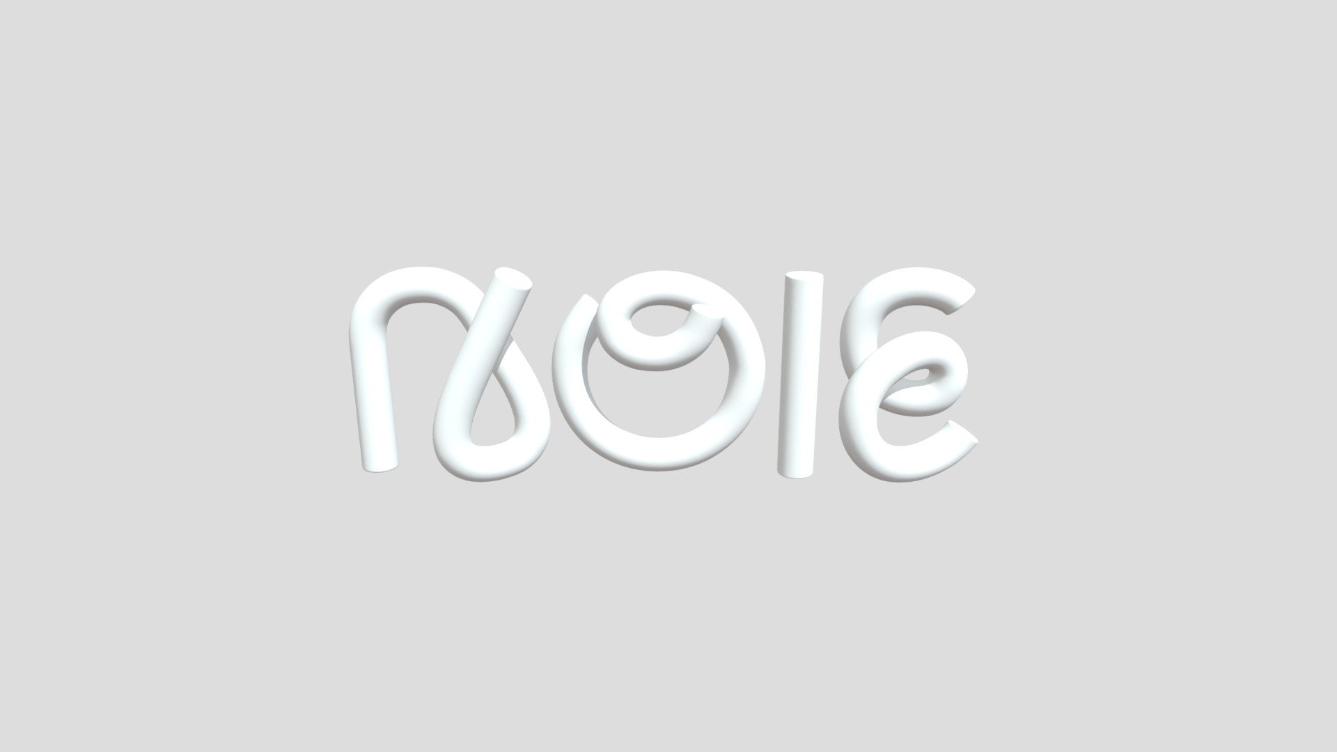 NOIE Studio Logo 2 - Download Free 3D model by winklersjoe [626a4e7] - Sketchfab