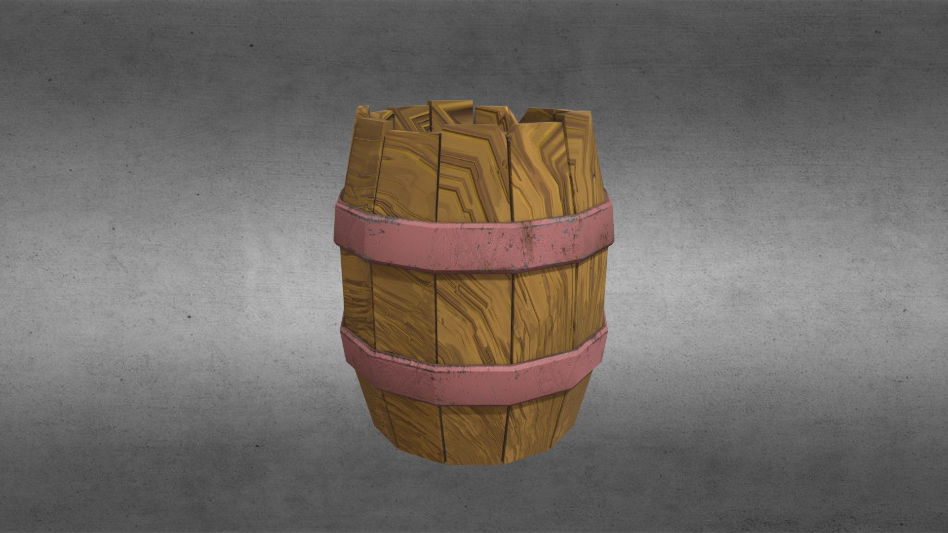 Free 3d Barrel for your games - Download Free 3D model by jhonathas ...