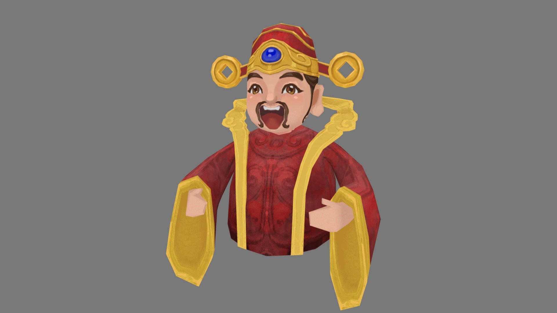 moneyGod_low - 3D model by eggbox [626c20d] - Sketchfab