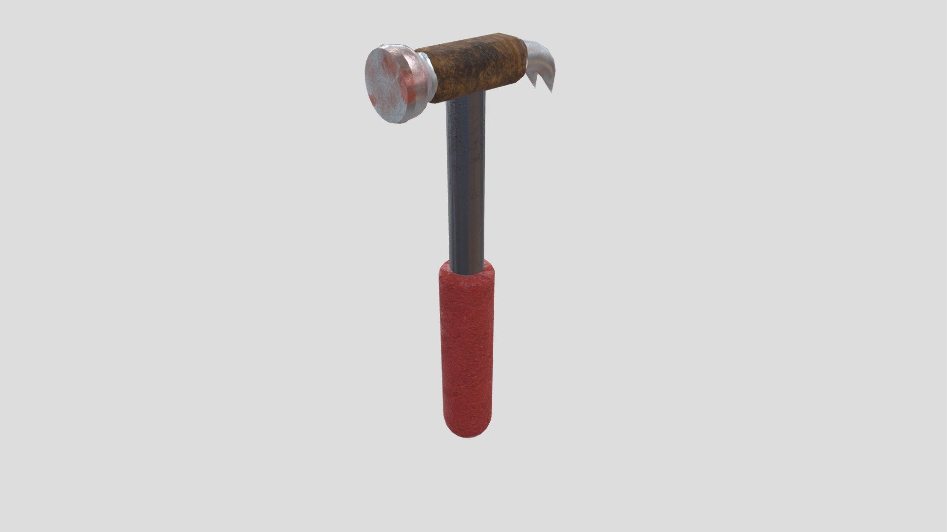 Rusty Old Hammer - 3D model by madisontayler [626f32b] - Sketchfab