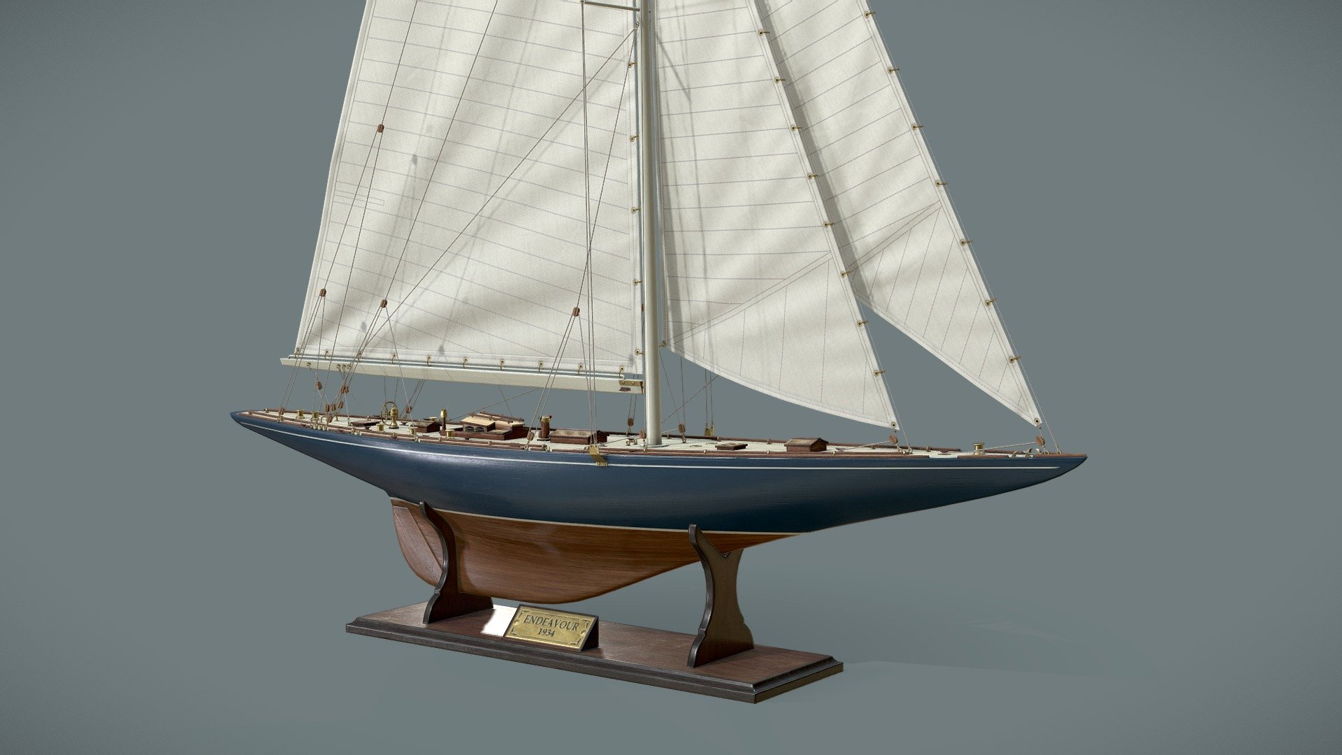 Endeavour 1934 - 3D model by maslenok8222 [626fcb3] - Sketchfab