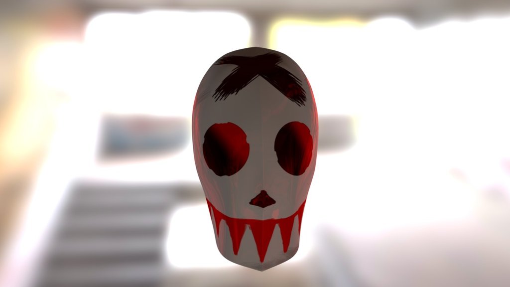 Madder Red Mask - 3D model by thecakeface [62708f3] - Sketchfab
