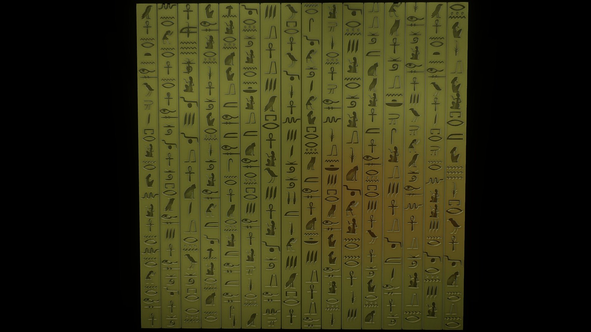 hieroglyph - 3D model by Nestor3D (@anficyon) [6271179] - Sketchfab