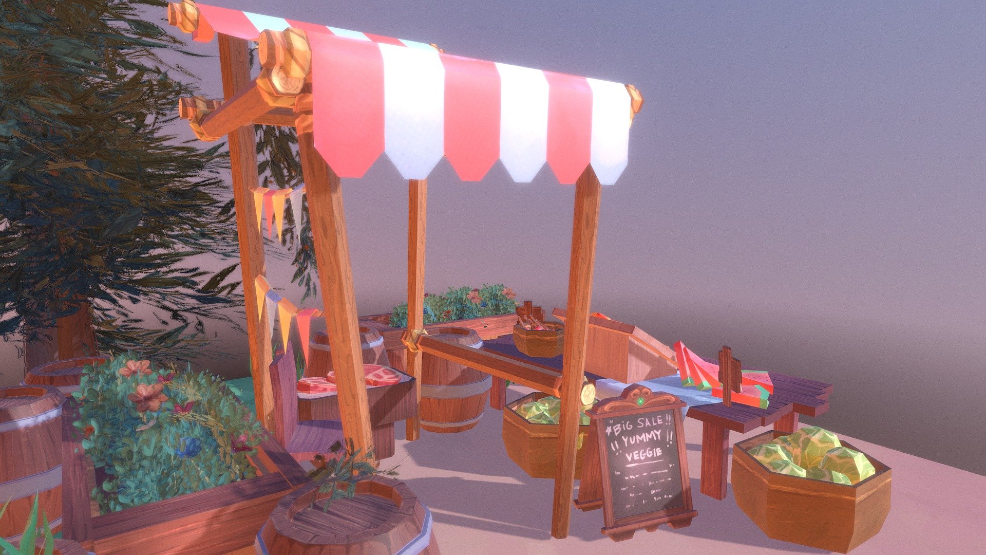 Small Market - 3D model by StrongerTea (@strrongertea) [62721fe ...