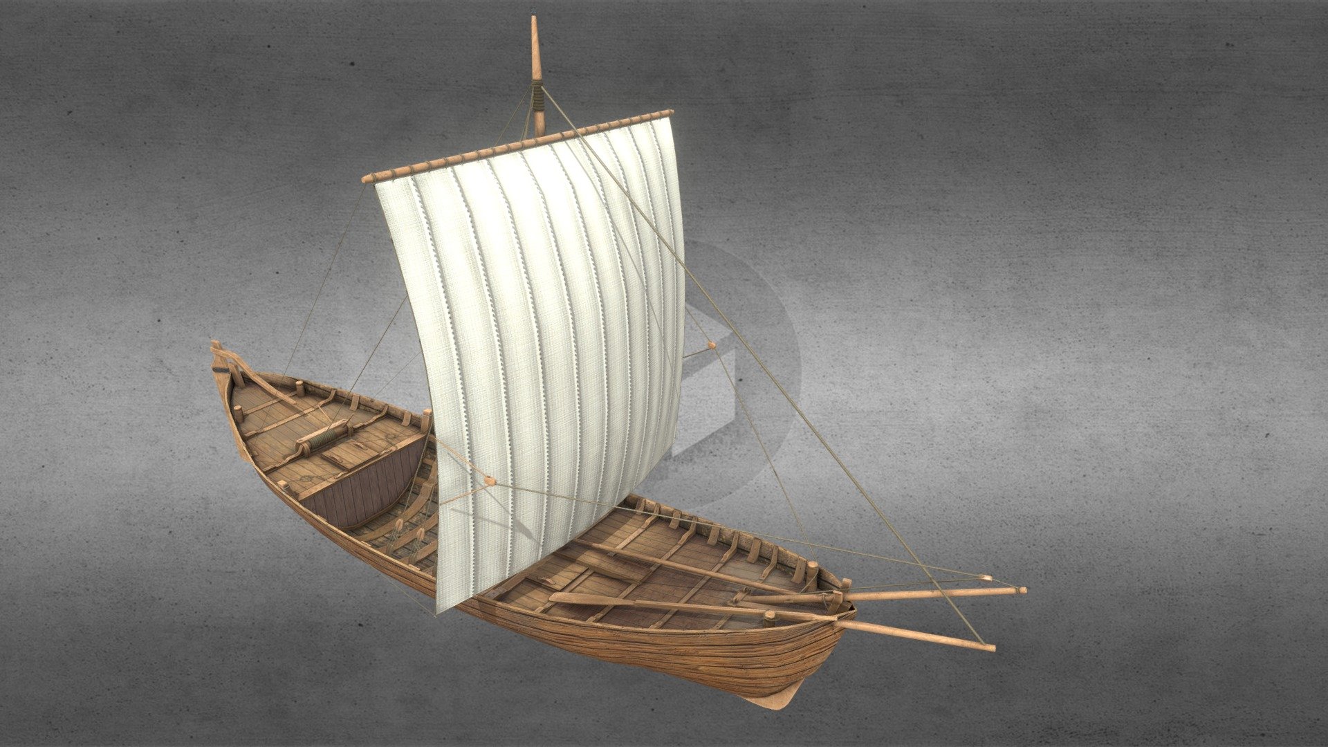 Medieval boat- Kollerup Kogge - 3D model by Double Prism (@double_prism ...