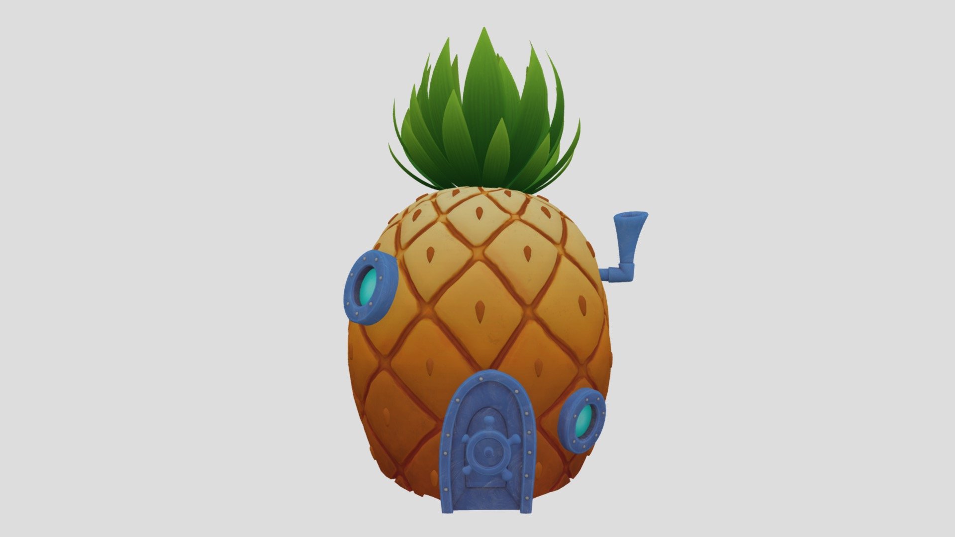 SB Cosmic Shake - SpongeBob House - 3D model by SMF Features Developed ...