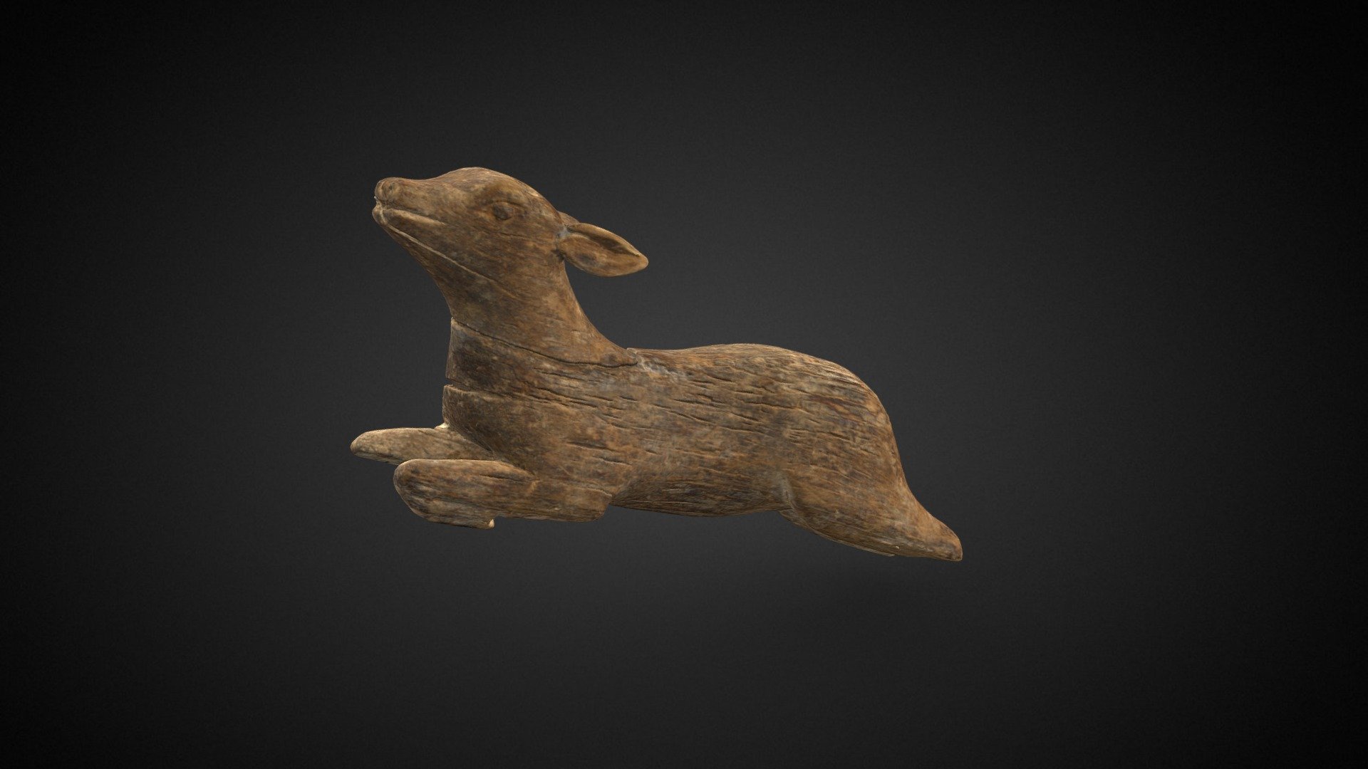 Deer Figure - 3D model by Qatar Museums [62752ae] - Sketchfab