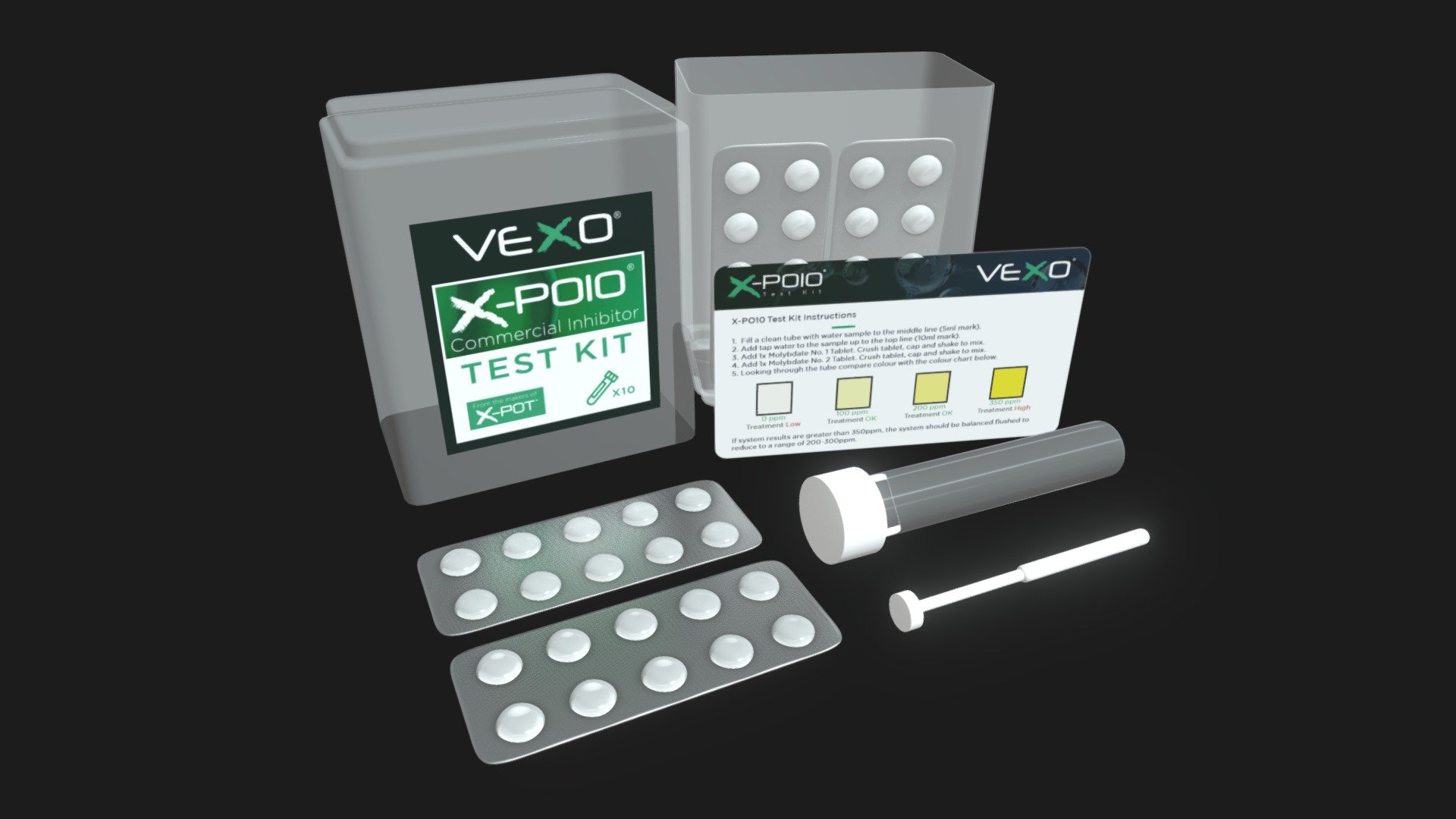 X-PO10 Test Kit - 3D model by Vexo International (@vexoint) [6276504 ...