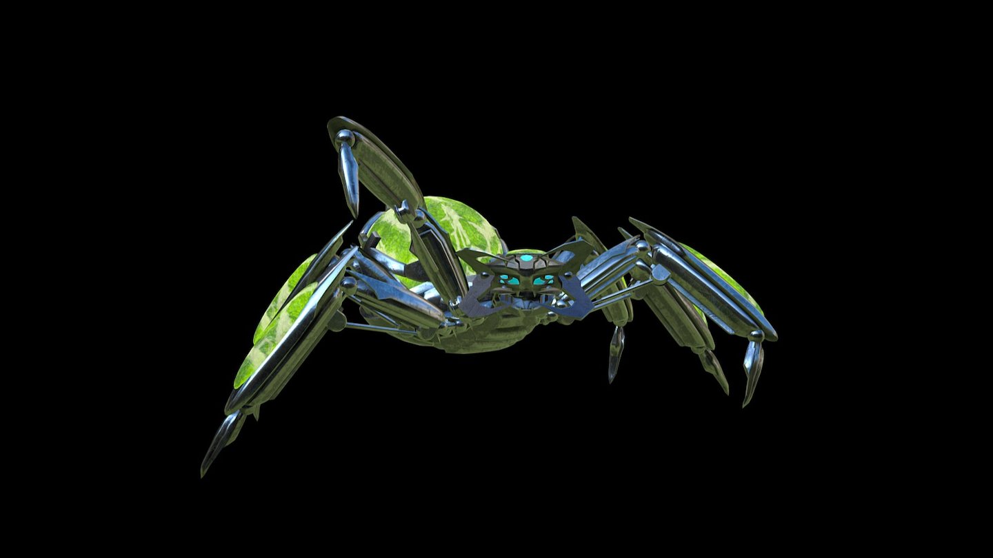 Arachnobot - 3D model by Arron Manchester (@dantejinx) [6277aec ...