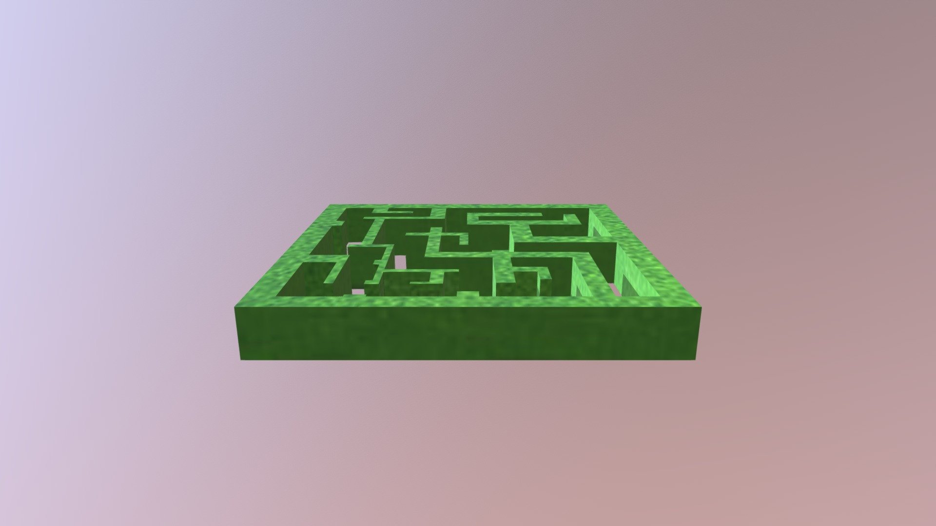 Maze - 3D model by jagruthvamsi [6277dbf] - Sketchfab