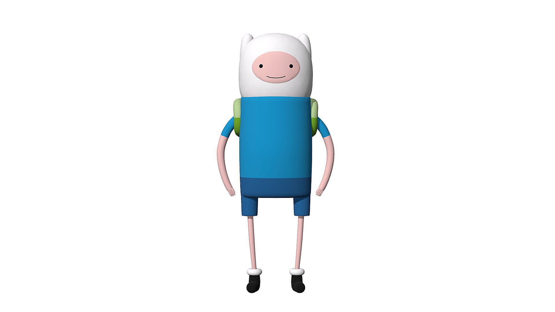 Finn - Adventure Time - GET THIS MODEL ↓ - 3D model by yugengen ...