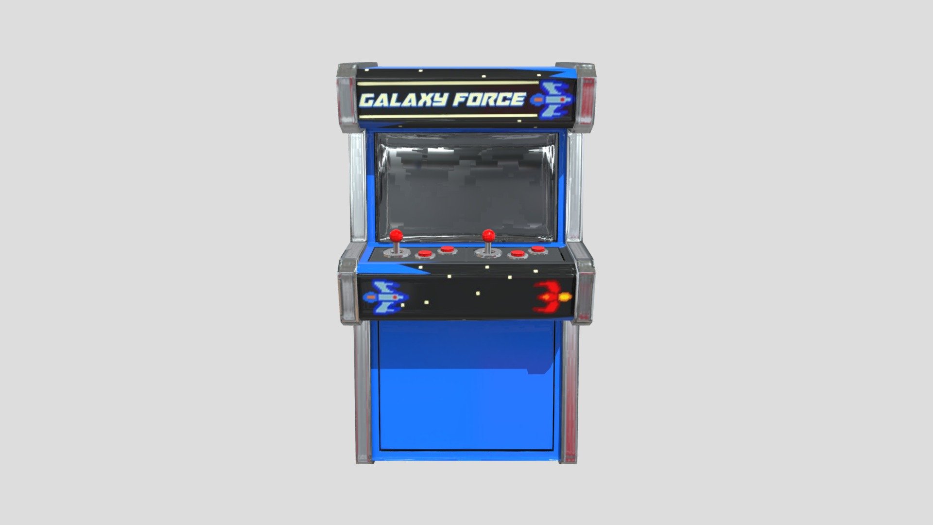 Game Assets: Arcade Machine 1 - Download Free 3D model by JakeBurner ...