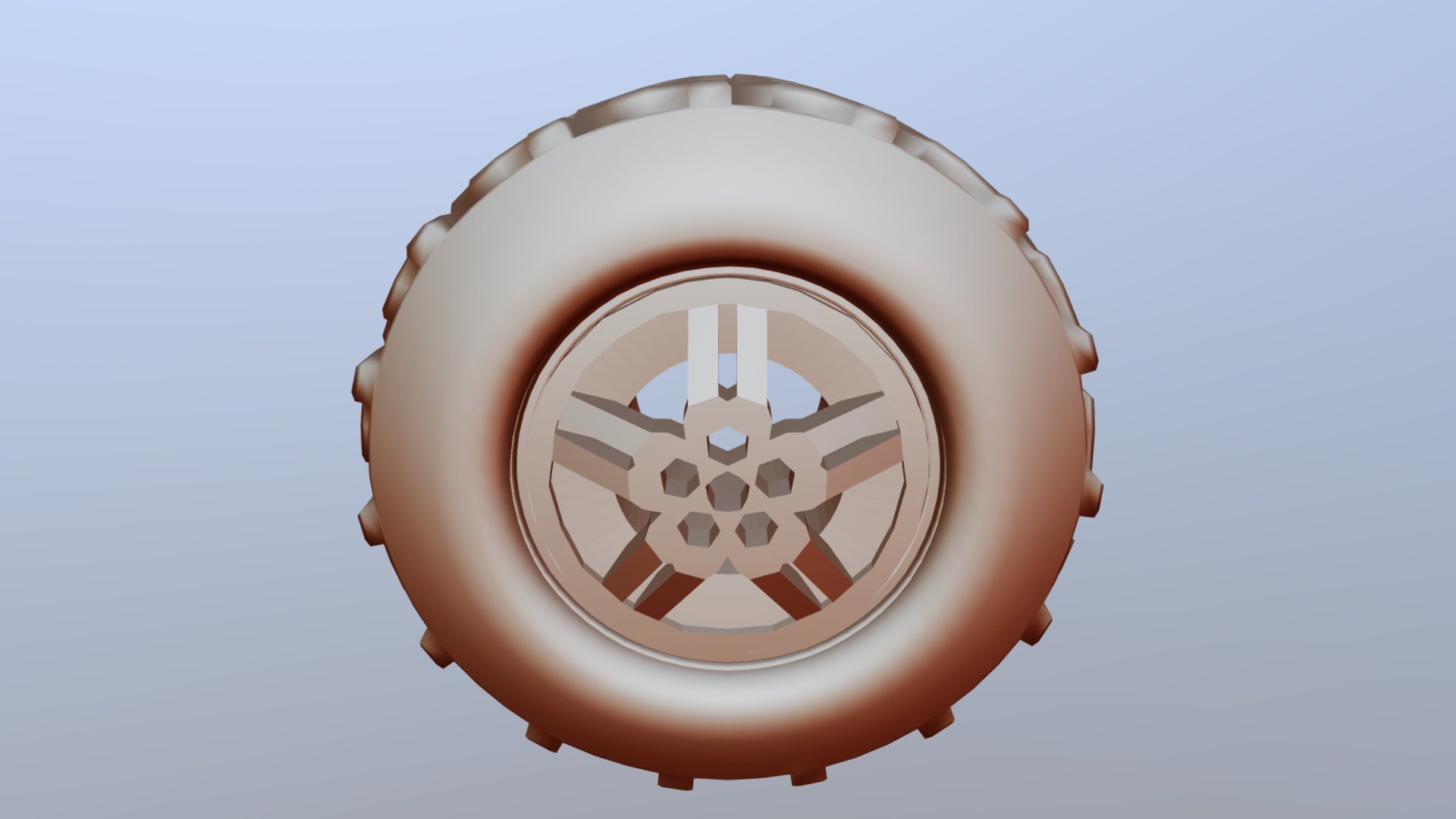 wheel and rim with modifiers - 3D model by Elannen (@ssssam) [627a282 ...