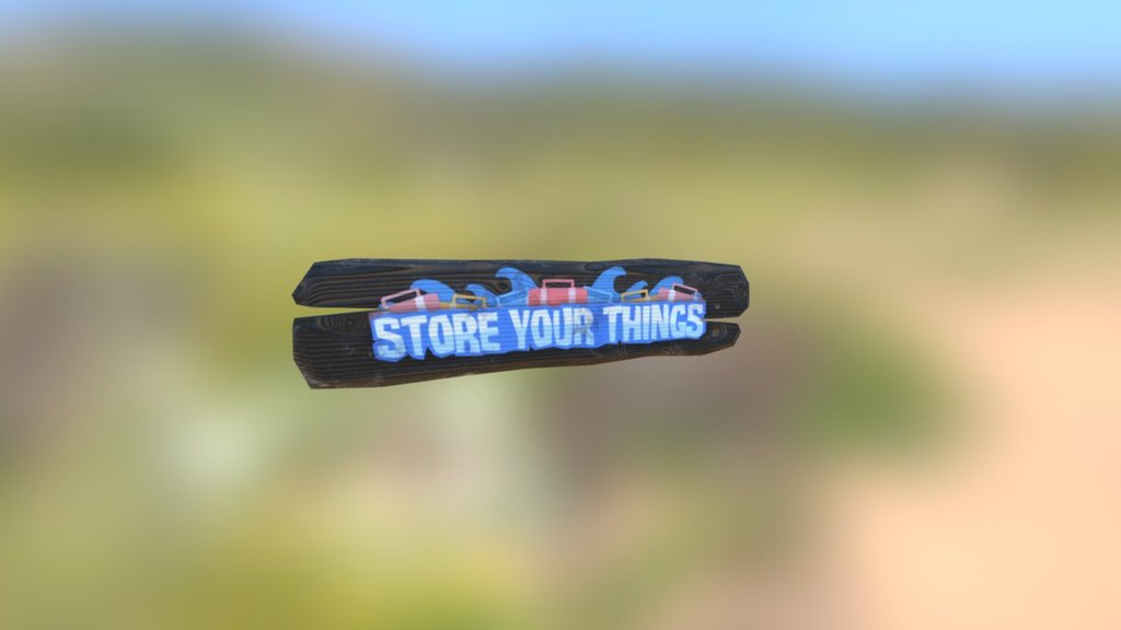 Plank Sign - 3D model by Lewis Maxwell Brooks (@lewisbrooks) [627a33f ...