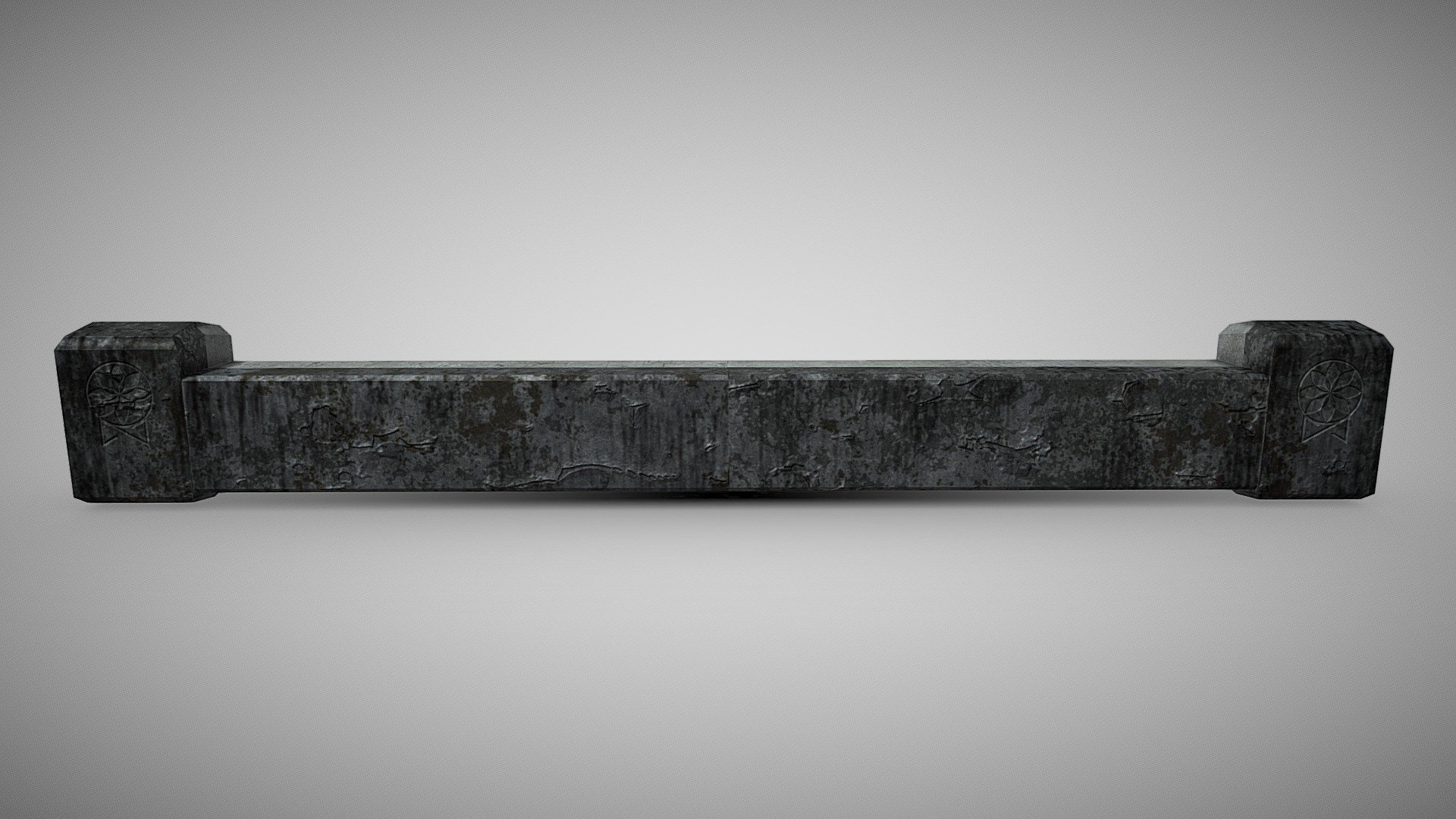 Modular Wall Trim | Weathered Stone - 3D model by NCOW [627abbb ...