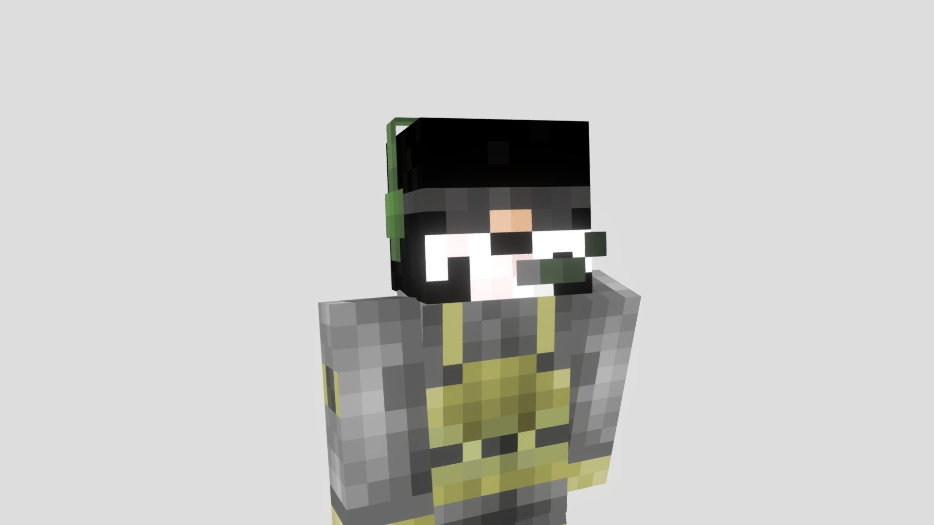 Ghost old MW1 the minecraft - 3D model by U.A.C.WAD (@hilalarican23 ...