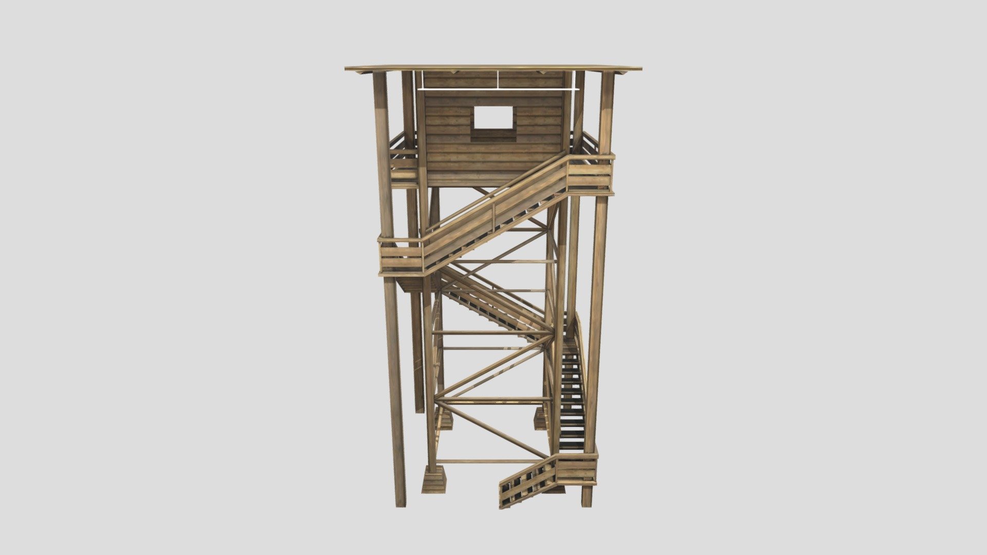 Watch Tower Scary Baboon - Download Free 3D model by ScaryBaboonRipper ...