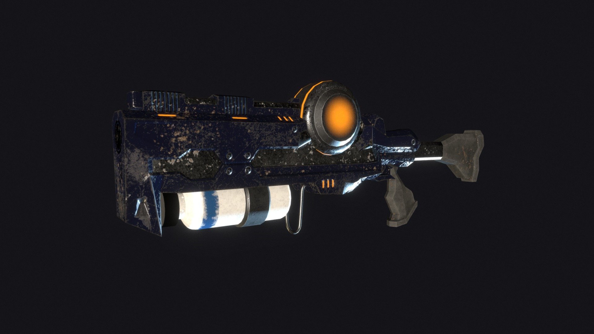 Plasma Gun - 3D model by Ebgival [627c85a] - Sketchfab