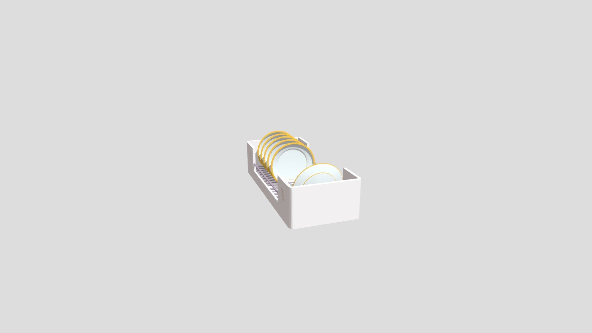 Dish Rack - 3D model by limhuishan00 [627d233] - Sketchfab