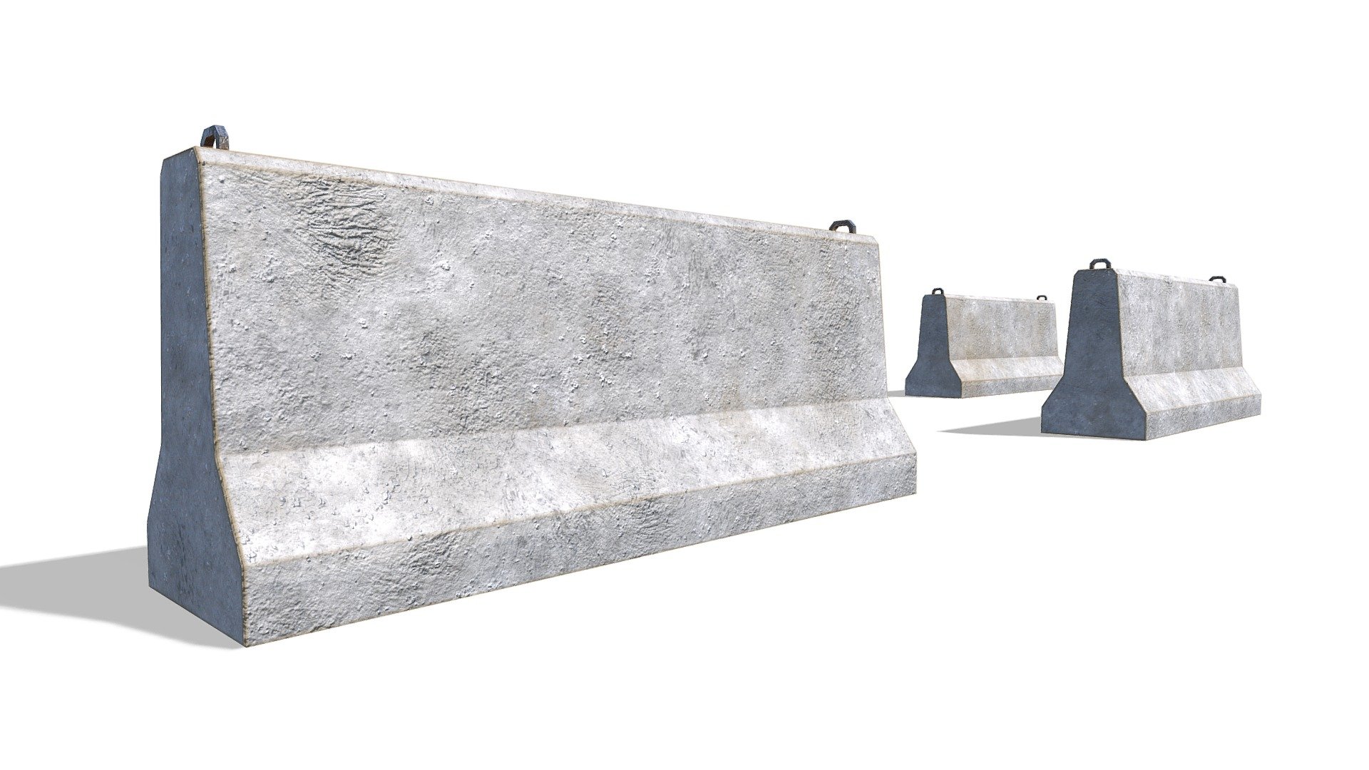 Straight Road / Highway Barrier - Buy Royalty Free 3D model by Studio ...