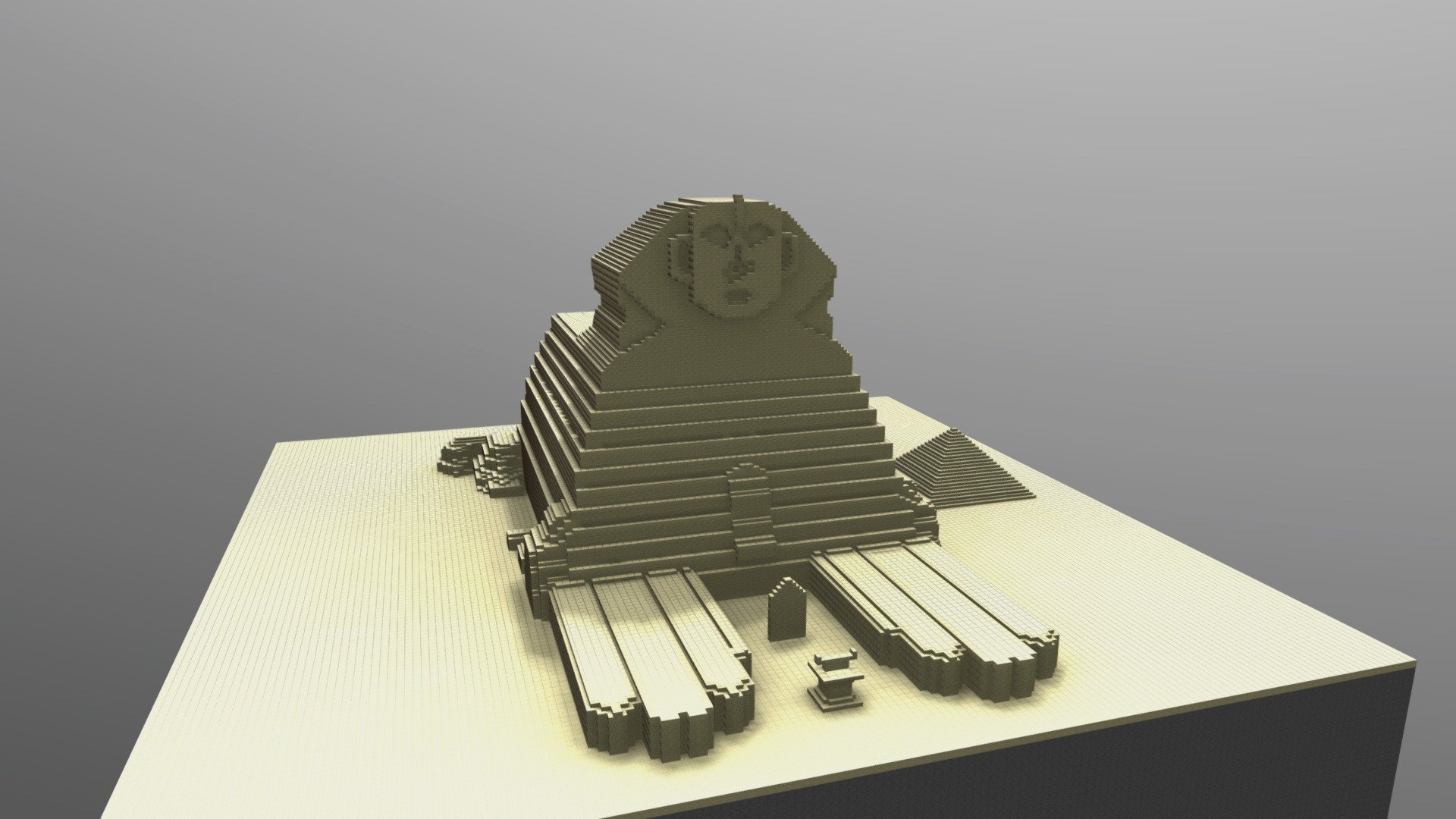 Sfinga u Gizi by MarkoooL01 - 3D model by eIgralište (@eigraliste ...