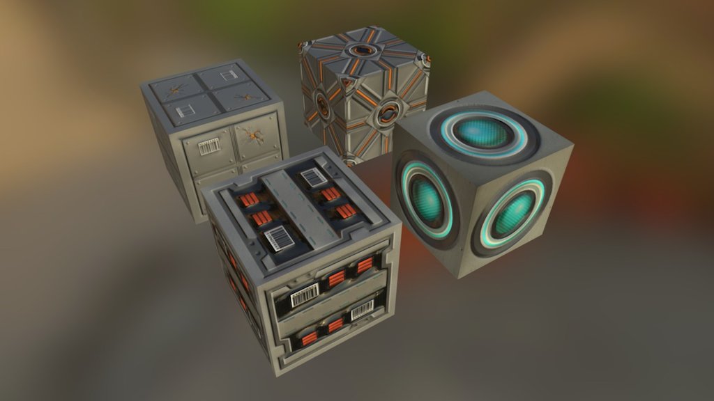Boxes - 3D model by thiasus [627e5c6] - Sketchfab