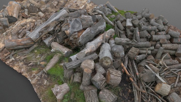 Log-pile 3D models - Sketchfab