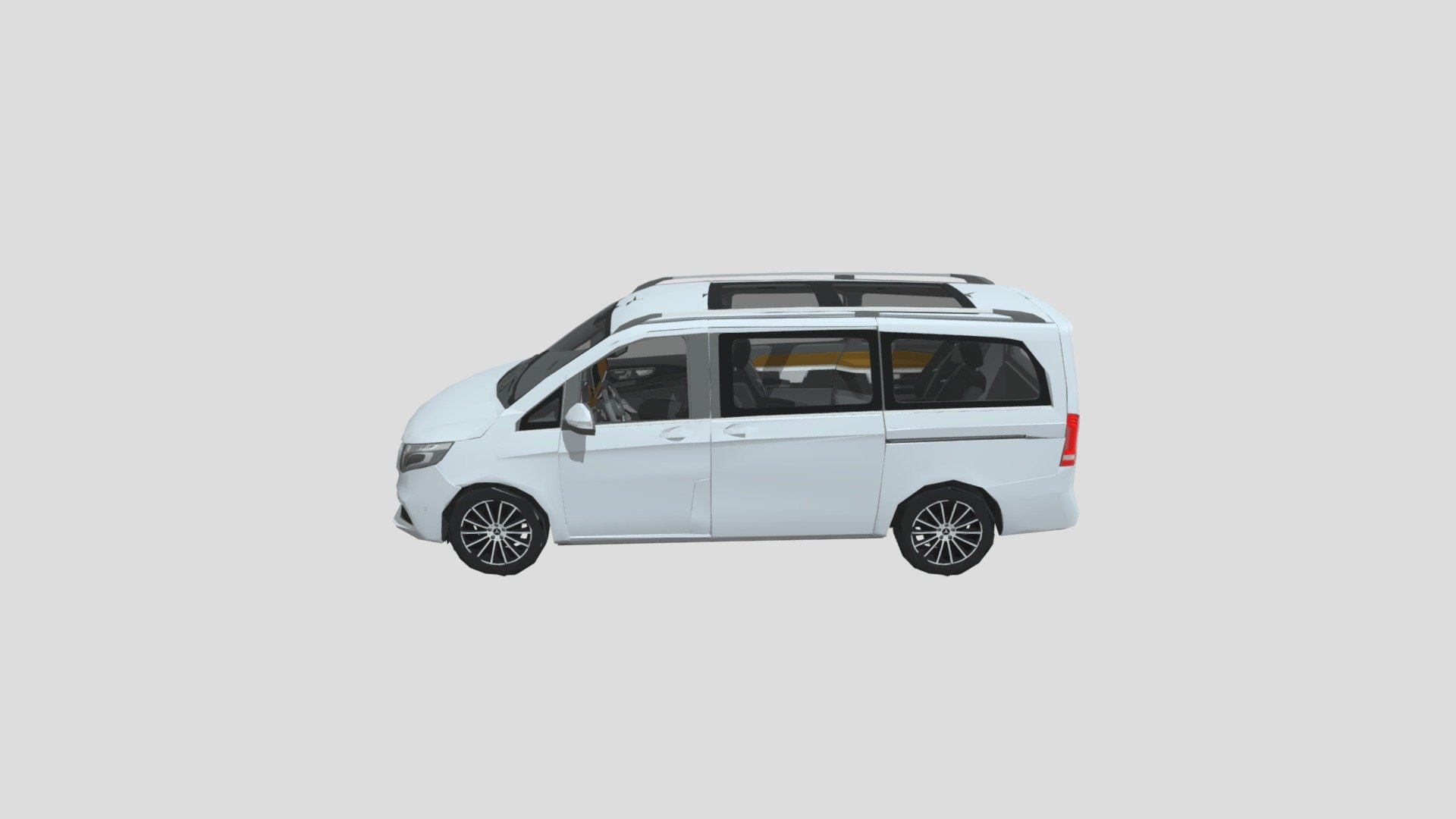 V Klasse mercedes Van - 3D model by derhenryschmidt [6280a9e] - Sketchfab