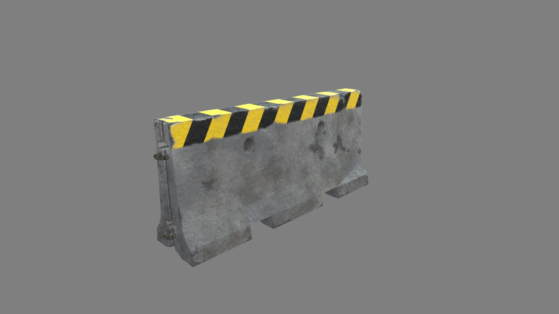 Concrete Divider - 3D model by devangarcia13 [6281510] - Sketchfab