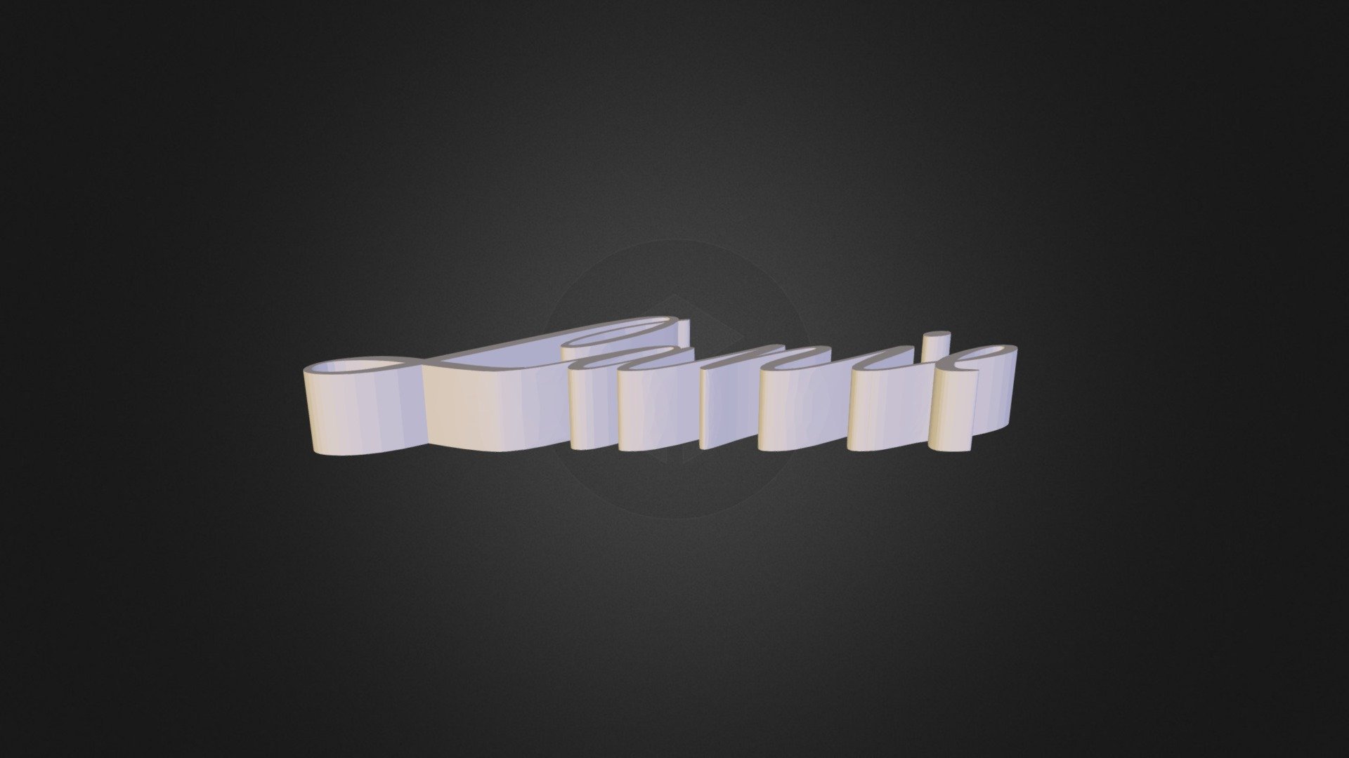 Lanie Name Logo - 3D model by 3dindustries [62818ef] - Sketchfab
