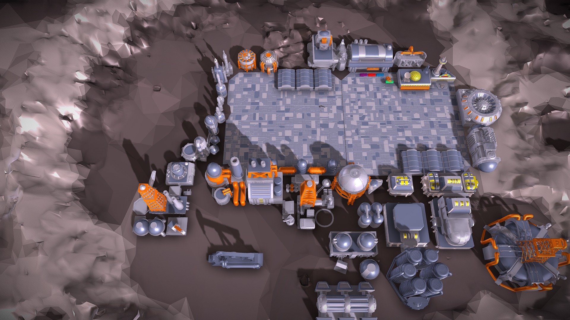 Mining Base Spaceport - Download Free 3D model by Binkley-Spacetrucker ...