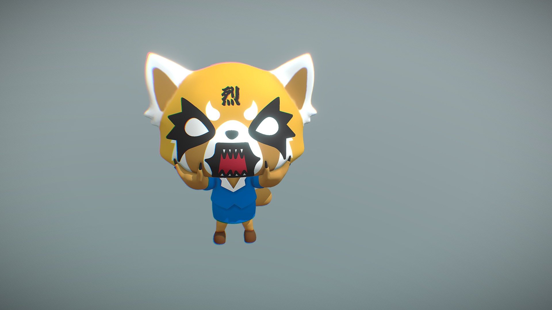 Retsuko - 3D model by Bhagirath (@bhagirath.animator) [6284f02] - Sketchfab
