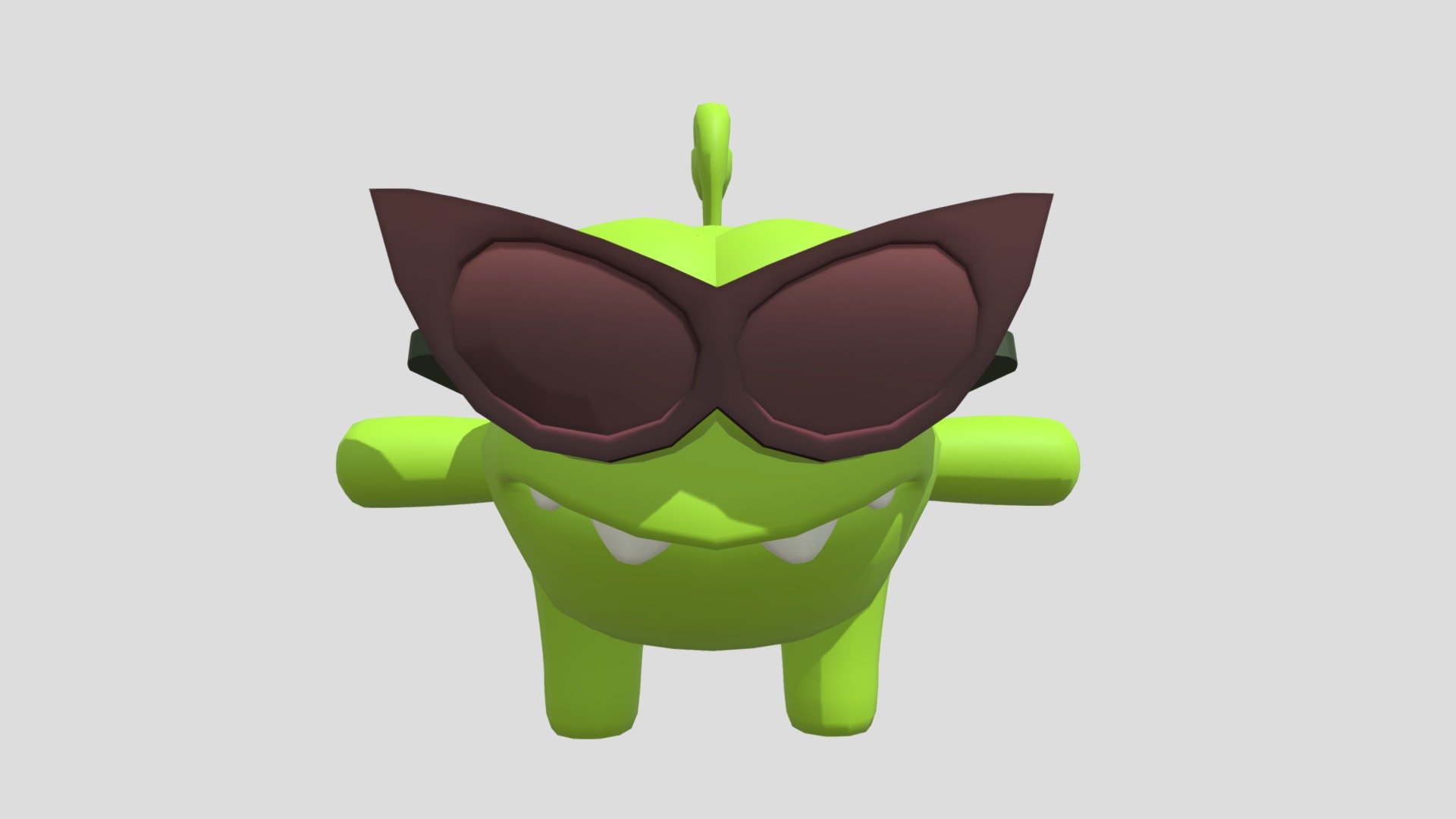 Om Nelle With Sun Glasses - Download Free 3D model by Creeper-aw-man ...