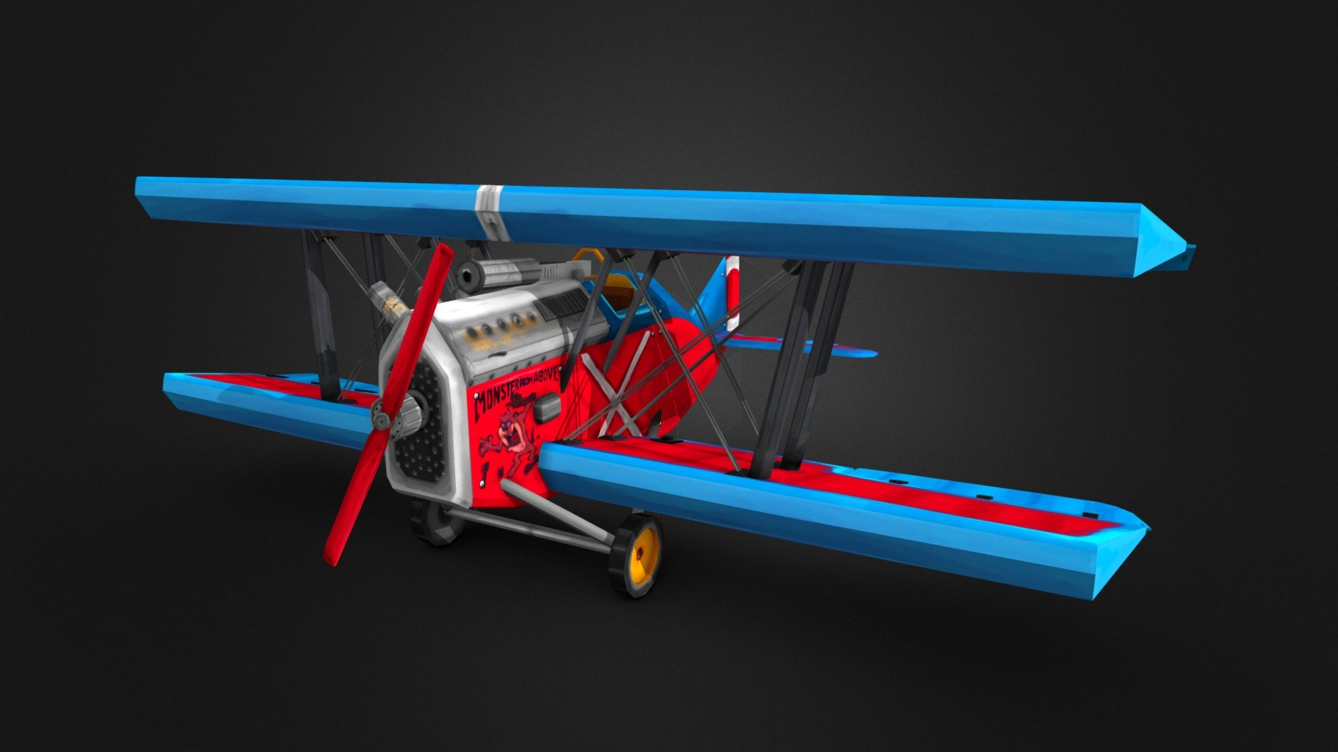 Ansaldo A.1 Balilla - Stylized WW1 Plane - 3D model by Daniils Bobers ...