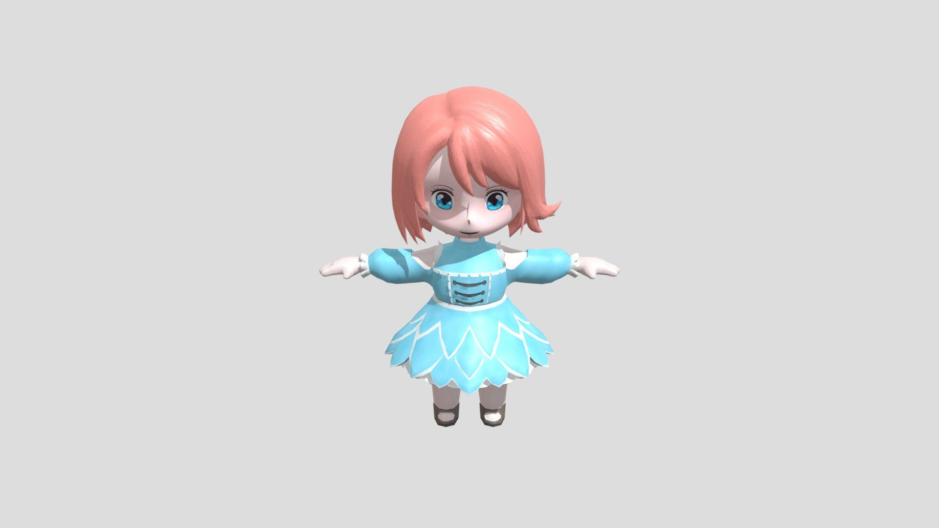 charector chibi - Download Free 3D model by Phạm Xuân Đáng ...