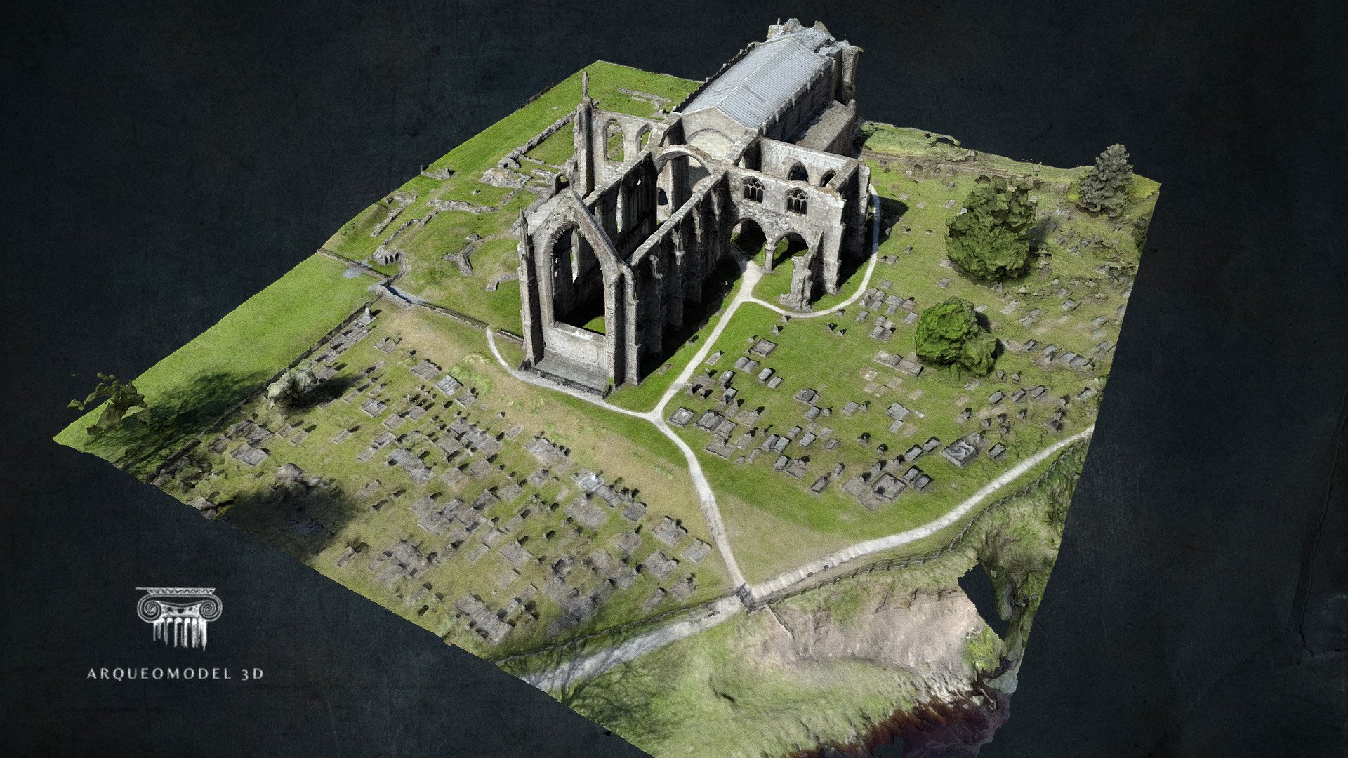 Bolton Abbey | UK - 3D model by Arqueomodel3D (@juanbrualla) [628a1a3 ...
