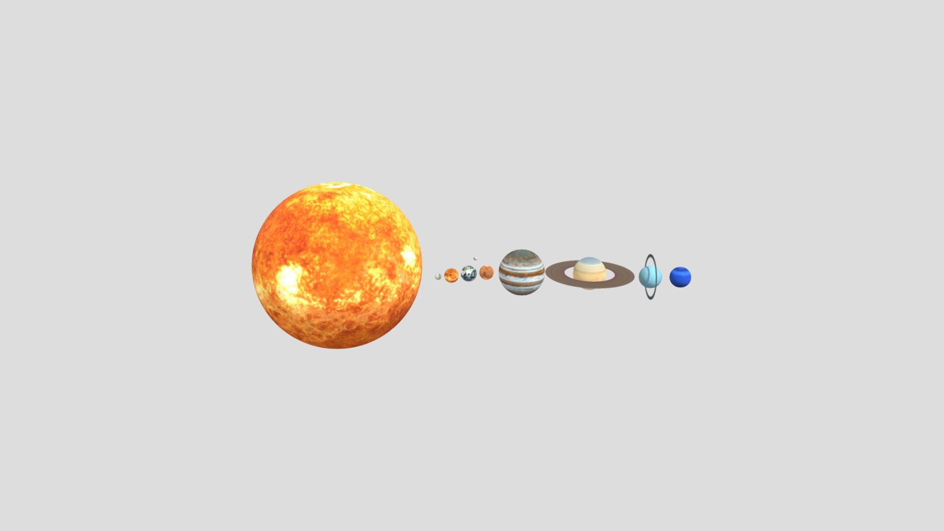 Solar System Paint 3D Download Free 3D Model By XiaoManCheese