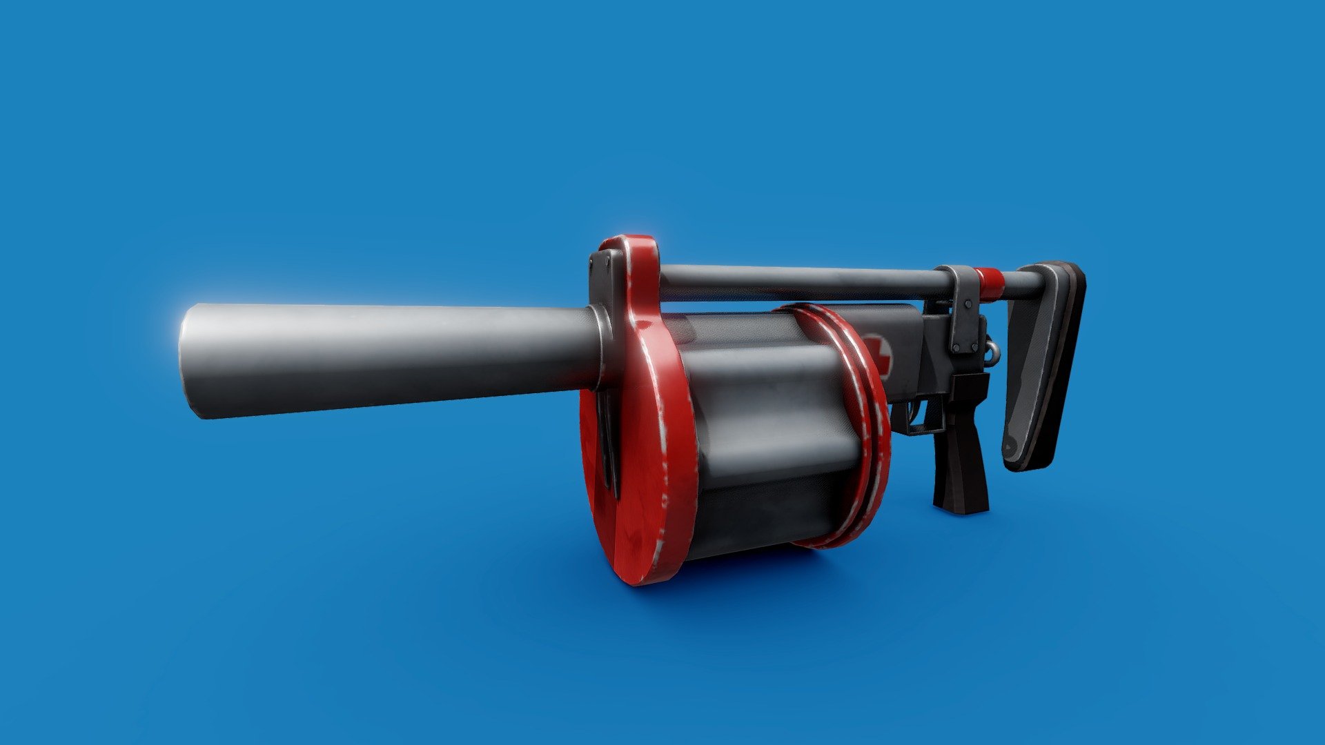TF2 Weapons Project - The Saviours Grace - 3D model by Kain Hunter ...
