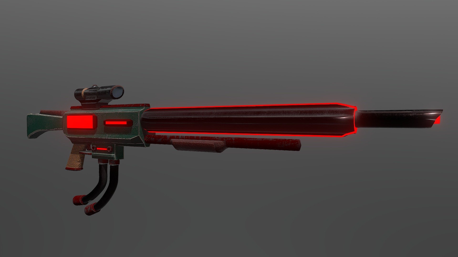 Custom Hot-Shot Lasgun - 3D model by tjhunter51 [628ba9b] - Sketchfab