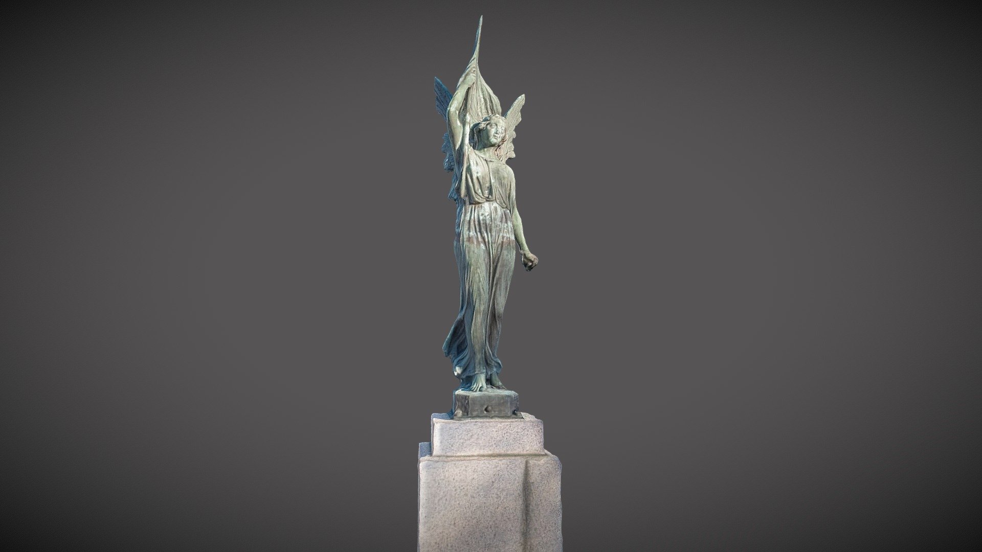 Freedom. J.Zikaras sculpture - 3D model by Saulius.Zaura [628bdf4 ...