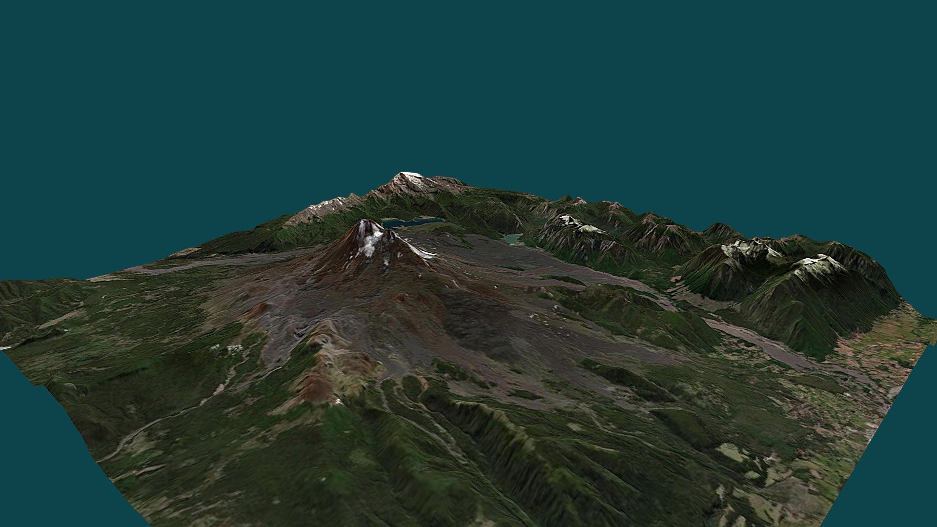 Volcán Llaima - 3D model by geopedro [628be38] - Sketchfab