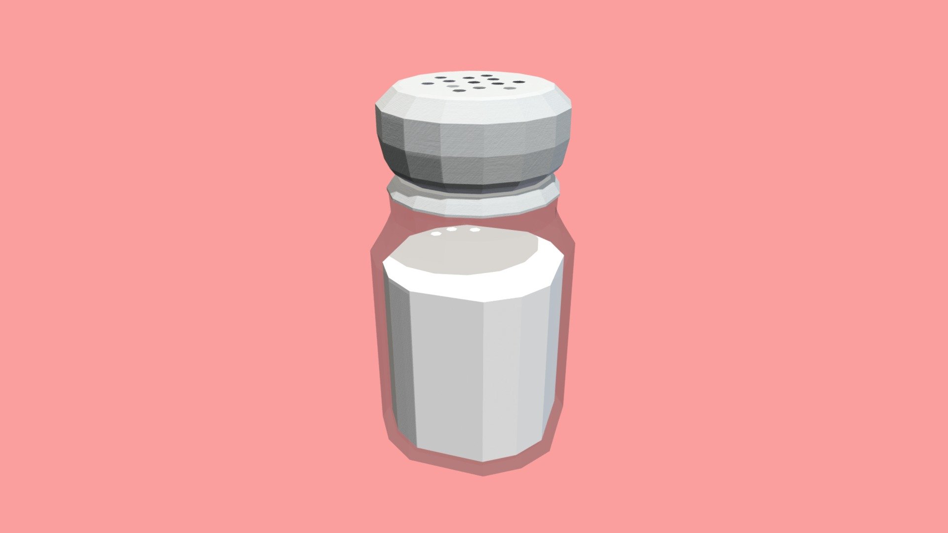 Salt Shaker - 3D model by cedricmenard [628cd82] - Sketchfab