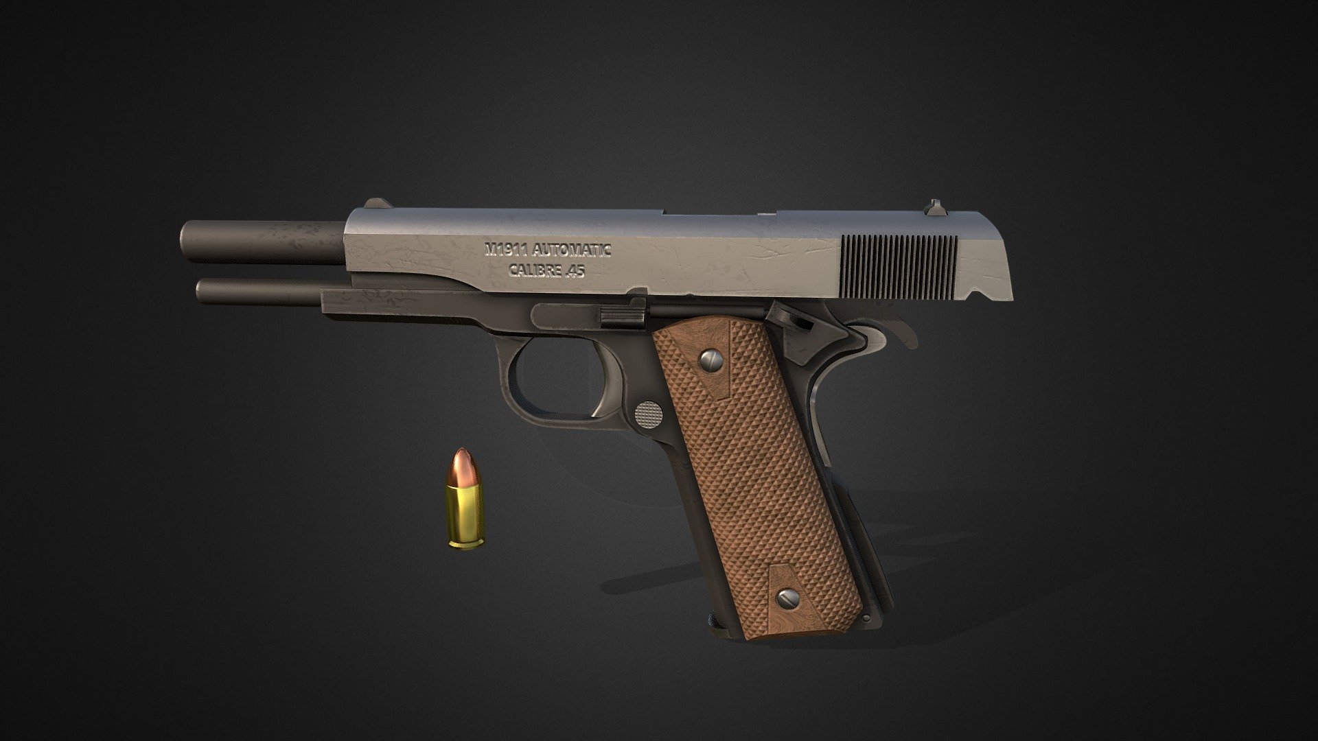 M1911 - Download Free 3D model by Foxx Assets (@FoxxAssets) [628cec4 ...