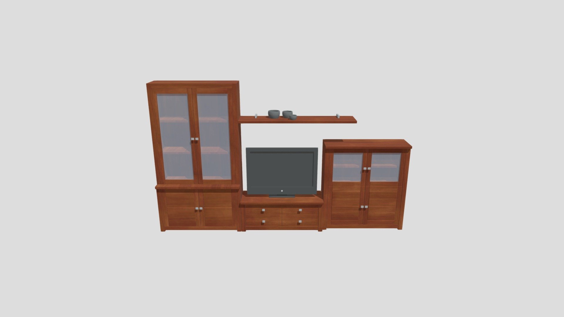 Contemporary living room - Download Free 3D model by 1-3D.com [6291b29 ...