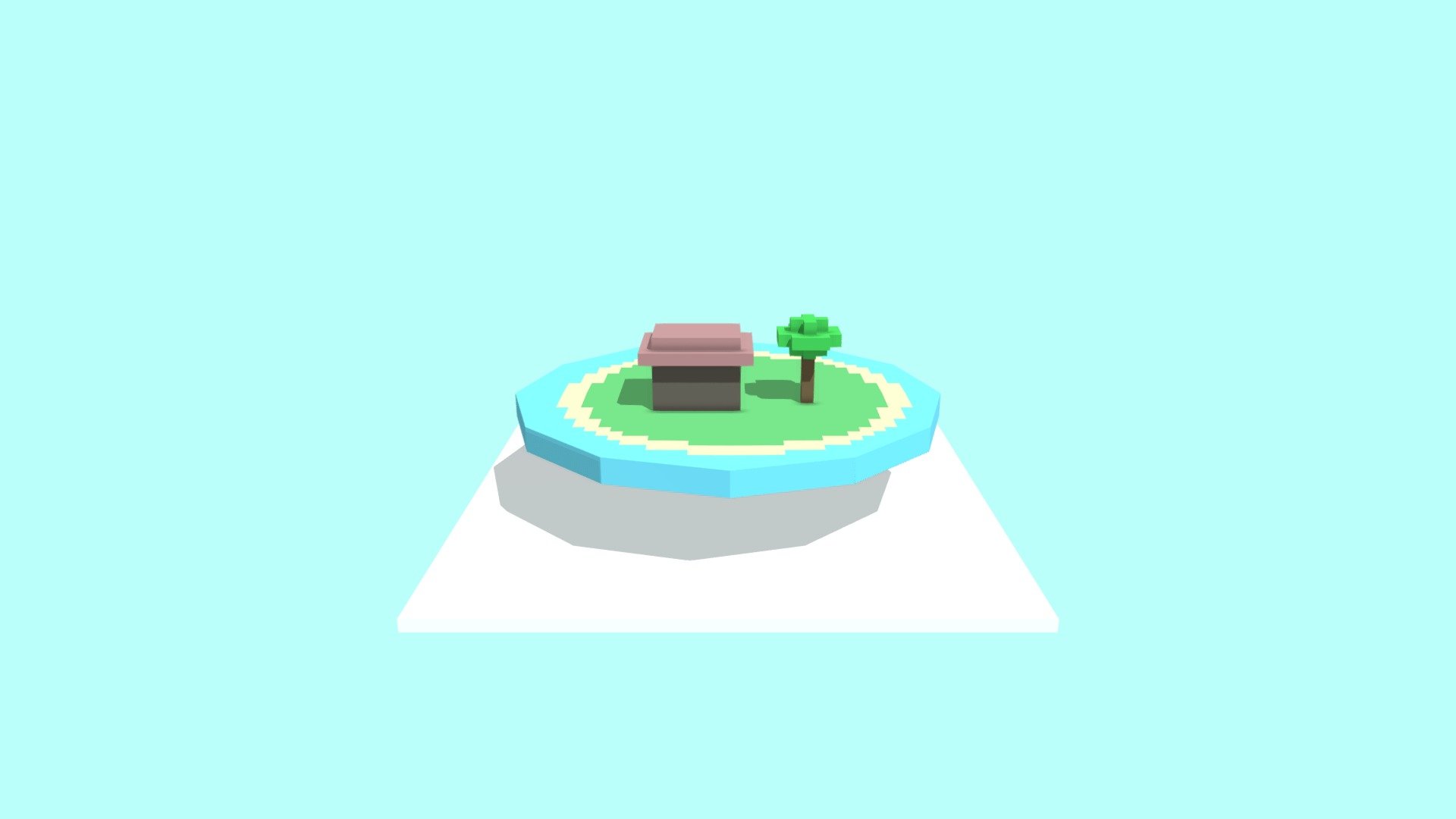 Floating Island - 3D model by KaiiLordOfOrder [6292f31] - Sketchfab