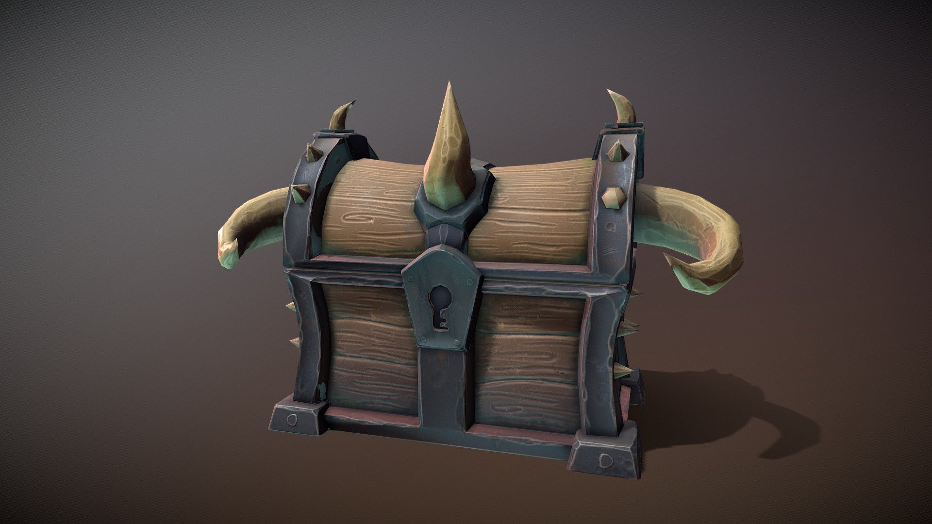Stylized chest - 3D model by Prescilia Despineto (@Prescilia.despineto ...