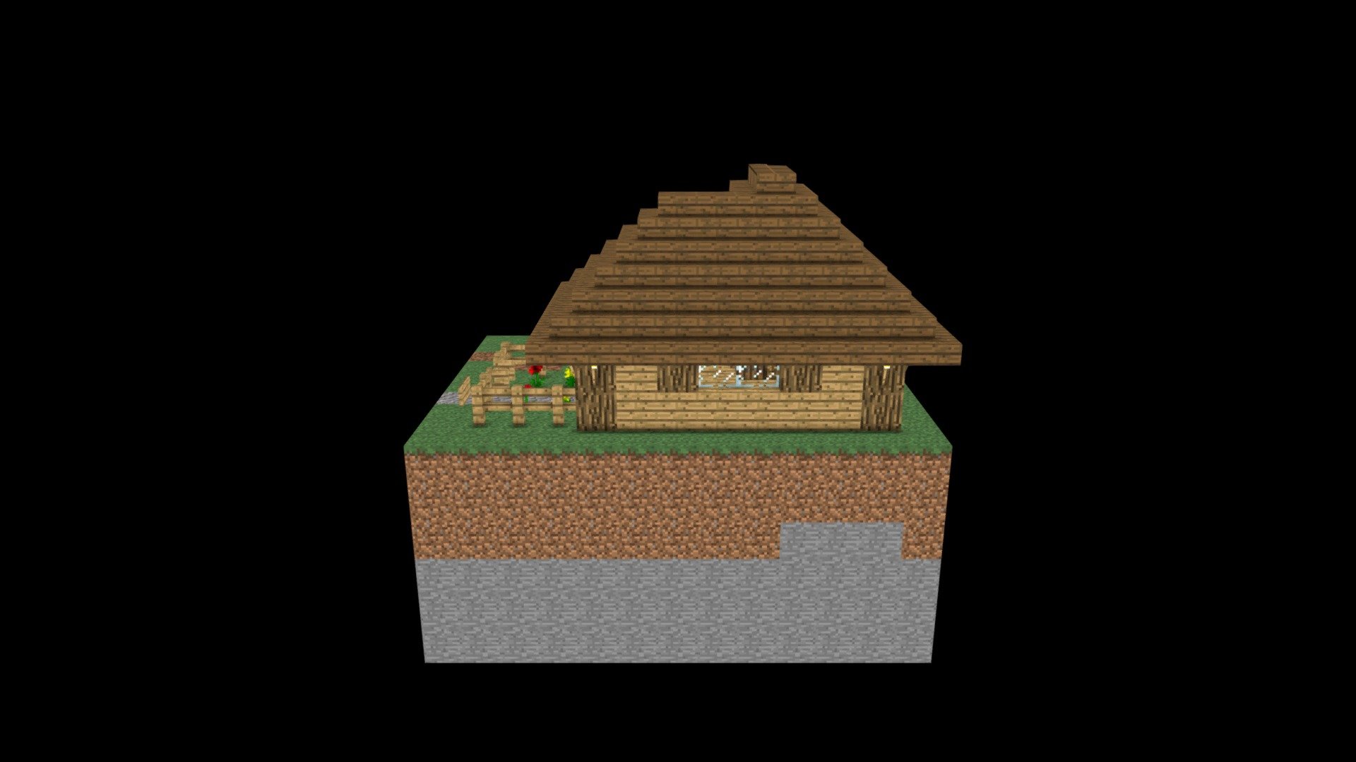 Small convenient house - 3D model by thepqtatogalaxy [6295cb1] - Sketchfab